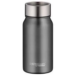 Coffee-to-go-Becher Thermos "ThermoCafé", grau (stone grau mat), B:7,5cm H:16,7cm, Edelstahl, Trinkgefäße