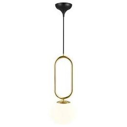 Nordlux Pendelleuchte "SHAPES", grau (messingfarben), Ø 27cm, DESIGN FOR THE PEOPLE, Leuchten, Designer Leuchte