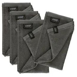 Schöner Wohnen Gästehandtücher "Sense", grau (anthrazit), B:30cm L:50cm, Frottee, Obermaterial: 100% Baumwolle, SCHÖNER WOHNEN-KOLLEKTION, Handtücher, mit Velourborte, hautschmeichelnde Airtouch Qualität, super weich