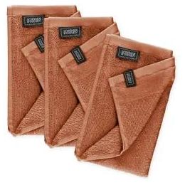 Schöner Wohnen Gästehandtücher "Sense", braun (rost), B:30cm L:50cm, Frottee, Obermaterial: 100% Baumwolle, SCHÖNER WOHNEN-KOLLEKTION, Handtücher, mit Velourborte, hautschmeichelnde Airtouch Qualität, super weich