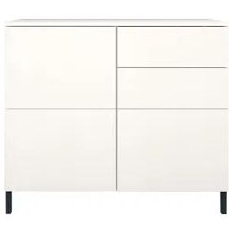 borchardt Möbel Kommode BORCHARDT MÖBEL "Haama", weiß (weiß matt), B:93cm H:80cm T:35cm, Spanplatte, Sideboards, Breite 93 cm