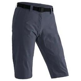 Caprihose Maier Sports "Kluane", Damen, Gr. 48, Normalgrößen, grau, 90% Polyamid, 10% Elasthan, Hosen, Damen Shorts, kurze Wanderhose, Outdoorhose mit 2 Taschen, Regular Fit