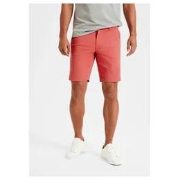 H.I.S. Chinoshorts H.I.S "regular-fit", Herren, Gr. 33, N-Gr, orange (koralle), Web, Obermaterial: 98% Baumwolle, 2% Elasthan, unifarben, regular fit kurz, Hosen, Shorts aus elastischer Baumwoll-Qualität