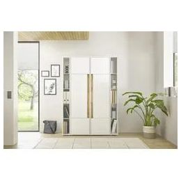 Büromöbel-Set Inosign "CiTY/GiRON", weiß, B:140cm H:200cm T:40cm, Arbeitsmöbel-Sets