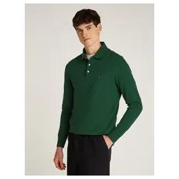 Langarm-Poloshirt Tommy Hilfiger "1985 SLIM LS POLO", Herren, Gr. 3XL, grün (ornamental grün), Obermaterial: 96% Baumwolle, 4% Elasthan, Shirts