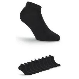 Sneakersocken Fila "UNISEX INVISIBLE PLAIN SOCKS", Damen, Gr. 39-42, schwarz, Baumwollmischung, unifarben, normal, Socken Sneakersocken, mit Logo-Schriftzug