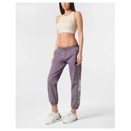 Jogger Pants Plein Sport "Scratch", Damen, Gr. S, US-Größen, lila (73, lila), Obermaterial: 89% Polyamid, 11% Elasthan, Hosen