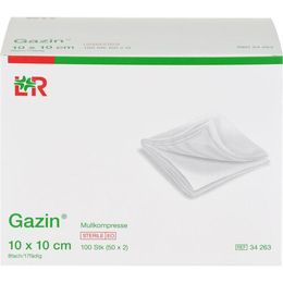 kohlpharma Gazin Mullkomp.10x10 cm steril 8fach 100 St