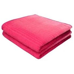 Handtücher Dyckhoff "Colori", pink, B:50cm L:100cm, Frottier, Frottier, Handtücher, 2x Handtücher, aus 100% Bio Baumwolle, 450 g/m2