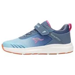 Sneaker Kangaroos "KB-RIDA EV", Gr. 39, blau (grisaille, blau sky), Synthetik, Textil, Schuhe