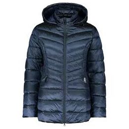 Outdoorjacke Betty Barclay "Damen Outdoorjacke mit abnehmbarer Kapuze", Damen, Gr. 44, blau (marineblaus), Obermaterial: 100% Polyamid. Füllung: 100% Polyester., figurumspielend, Jacken