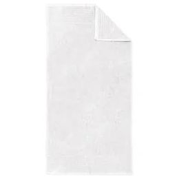 Handtücher Dyckhoff "Brillant", weiß, B:50cm L:100cm, Walkfrottee, Obermaterial: 100% Baumwolle, Handtücher, feine Streifenbordüre