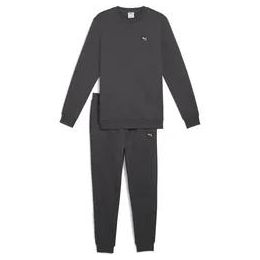 Jogginganzug Puma "Essentials Elevated Jogginganzug Herren", Herren, Gr. XXL, grau (dusky gray), Obermaterial: 66% Baumwolle, 34% Polyester; Rippe: 97% Baumwolle, 3% Elasthan, Sportanzüge