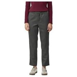 Stoffhose s.Oliver, Damen, Gr. 46, N-Gr, dunkelgrau melange, Flanell, Obermaterial: 65% Polyester, 33% Viskose, 2% Elasthan, meliert, regular fit knöchelfrei, Hosen, mit elastischem Bund