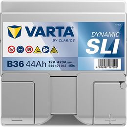 Varta Starterbatterie DYNAMIC SLI 12 V, 44 Ah, 420 A 12V 44Ah 420A für RENAULT VW PEUGEOT FIAT TOYOTA CITROËN AUDI SMART BMW CHEVROLET OPEL 8201560592