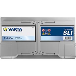 Varta Starterbatterie DYNAMIC SLI 12 V, 80 Ah, 740 A 12V 80Ah 740A für VW LAND ROVER TOYOTA AUDI JAGUAR VOLVO OPEL BMW GREAT WALL HYUNDAI DODGE FIAT F