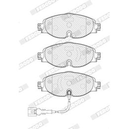 Ferodo Bremsbelagsatz, Scheibenbremse links rechts mit Zubehör für SKODA VW SEAT CUPRA AUDI JZW698151AN 8V0698151 FDB4433