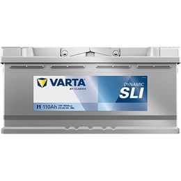 Varta Starterbatterie DYNAMIC SLI 12 V, 110 Ah, 920 A 12V 110Ah 920A für VW PEUGEOT LAND ROVER AUDI IVECO JAGUAR PORSCHE BMW OPEL NISSAN RENAULT ZASTA