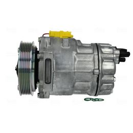 NISSENS Kompressor, Klimaanlage 12V für PEUGEOT FIAT CITROËN TOYOTA LANCIA 6453YX 6453YW 648744 89136