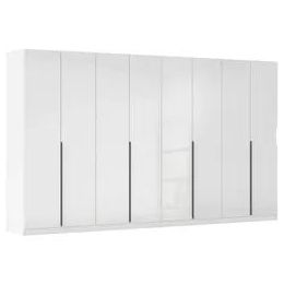 Drehtürenschrank Rauch "Kleiderschrank Schrank Garderobe AGORDO TOPSELLER Schlafzimmer", alpinweiß, hochglanz weiß, B:360cm H:229cm T:54cm, Holzwerkstoff, Schränke, durchdachte Innenausstattung, in 7 Breiten und 2 Höhen MADE IN GERMANY, Topseller