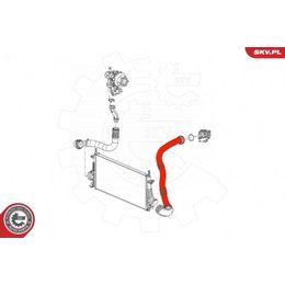 ESEN SKV Ladeluftschlauch für OPEL 13419442 1302288 43SKV358