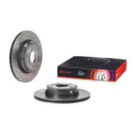 Brembo Bremsscheibe hinten rechts links Gelocht/innenbel. 330mm für BMW (BRILLIANCE) 34216864899 34216792233 09.C117.1X
