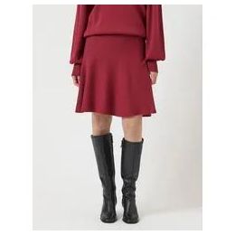 Minirock Y.A.S "YASFONNY HW KNIT SKIRT S. NOOS", Damen, Gr. XXL (44), rot (tibetan rot), Strick, Obermaterial: 72% Viskose, 28% Polyester, unifarben, regular fit kurz, Röcke