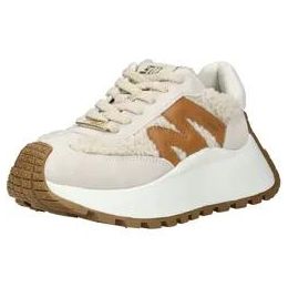 Sneaker Steve Madden "Steve Madden Sneaker Veloursleder/Textil", Damen, Gr. 39, bone, Textil, Veloursleder, Schuhe