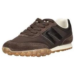 Sneaker Inuovo "Inuovo Sneaker Leder/Textil", Damen, Gr. 39, braun, Leder, Textil, Schuhe