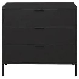 Mäusbacher Kommode MÄUSBACHER "Bonnie TOPSELLER", grau (anthrazit matt lack), B:81cm H:80cm T:45cm, Holzwerkstoff, Sideboards, Kommode mit 3 Schubladen