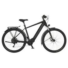 E-Bike Fischer FAHRRAD "TERRA 8.0i 55" Gr. 55, schwarz (schwarz, schwarz), Elektrofahrräder, 55cm, 29 Zoll (73,66cm), Pedelec, Elektrofahrrad für Damen u. Herren