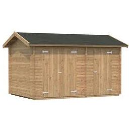 Gerätehaus Palmako "Jari", braun (hellbraun), Gerätehäuser, hellbraun