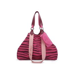 Fritzi aus Preussen Fritzi aus Preußen Izzy Canvas Shopper Tasche 45 cm in zebra pink | Gr.: onesize
