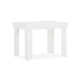 Homestyle4u Esstisch in Weiß 90x60 cm | Gr.: onesize