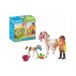 Playmobil Country 71243 Pferd mit Fohlen Tiere Reiterhof ab 4 Jahren | Gr.: onesize