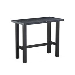 DUBI Möbel Bartisch LOTTE in Marmor-Optik - (B)120 x (H)105 x (T)60 cm | Gr.: onesize