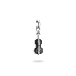 Thomas Sabo Charm-Anhänger Wednesday Chello Connect in silber, weiß, schwarz | Gr.: onesize