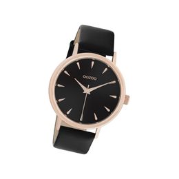 Analog-Armbanduhr Oozoo Timepieces schwarz gro&szlig; (ca. 42mm) | Gr.: onesize