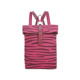 Fritzi aus Preussen Fritzi aus Preußen Izzy03 Canvas Daypack 40 cm in zebra pink | Gr.: onesize