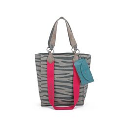 Fritzi aus Preussen Fritzi aus Preu&szlig;en Izzy02 Canvas Shopper Tasche 32 cm in zebra wild | Gr.: onesize