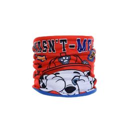 PAW PATROL Schal Loop Great Job Chase und Marshall in Rot | Gr.: onesize