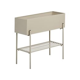 Beliani Indoor Blumentopf VINCA in Beige/Schwarz - (W) 70 x (H) 66 x (L) 28 cm | Gr.: onesize