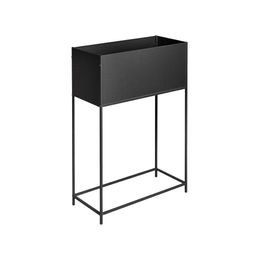 Beliani Indoor Blumentopf TAPIEN in Schwarz - (W) 70 x (H) 100 x (L) 30 cm | Gr.: onesize
