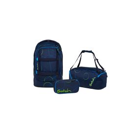 Satch Schulrucksack-Set PACK Blue Tech 3-teilig in Blau | Gr.: onesize
