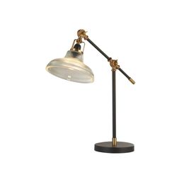 Licht-Erlebnisse Tischlampe (B)20 x (L)20 x (H)44 cm in Gold Antik Klar/Transparent | Gr.: onesize