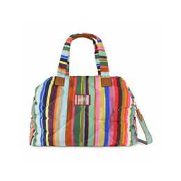 Oilily Stripes Pieternella Coosje Schultertasche 47 cm in creme de menthe | Gr.: onesize