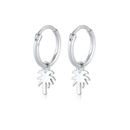Elli Ohrringe 925 Sterling Silber Palme in Silber | Gr.: onesize