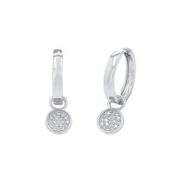 Amor Creolen Silber 925, rhodiniert in Silber | Gr.: onesize