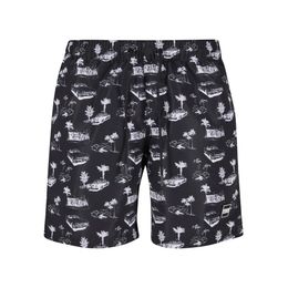 Urban Classics Badeshorts in black/white | Gr.: S