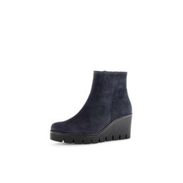 Gabor Fashion Plateau Stiefeletten in blau | Gr.: 35,5